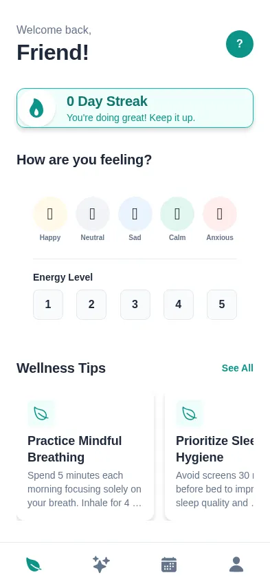 MindMate Wellness AI