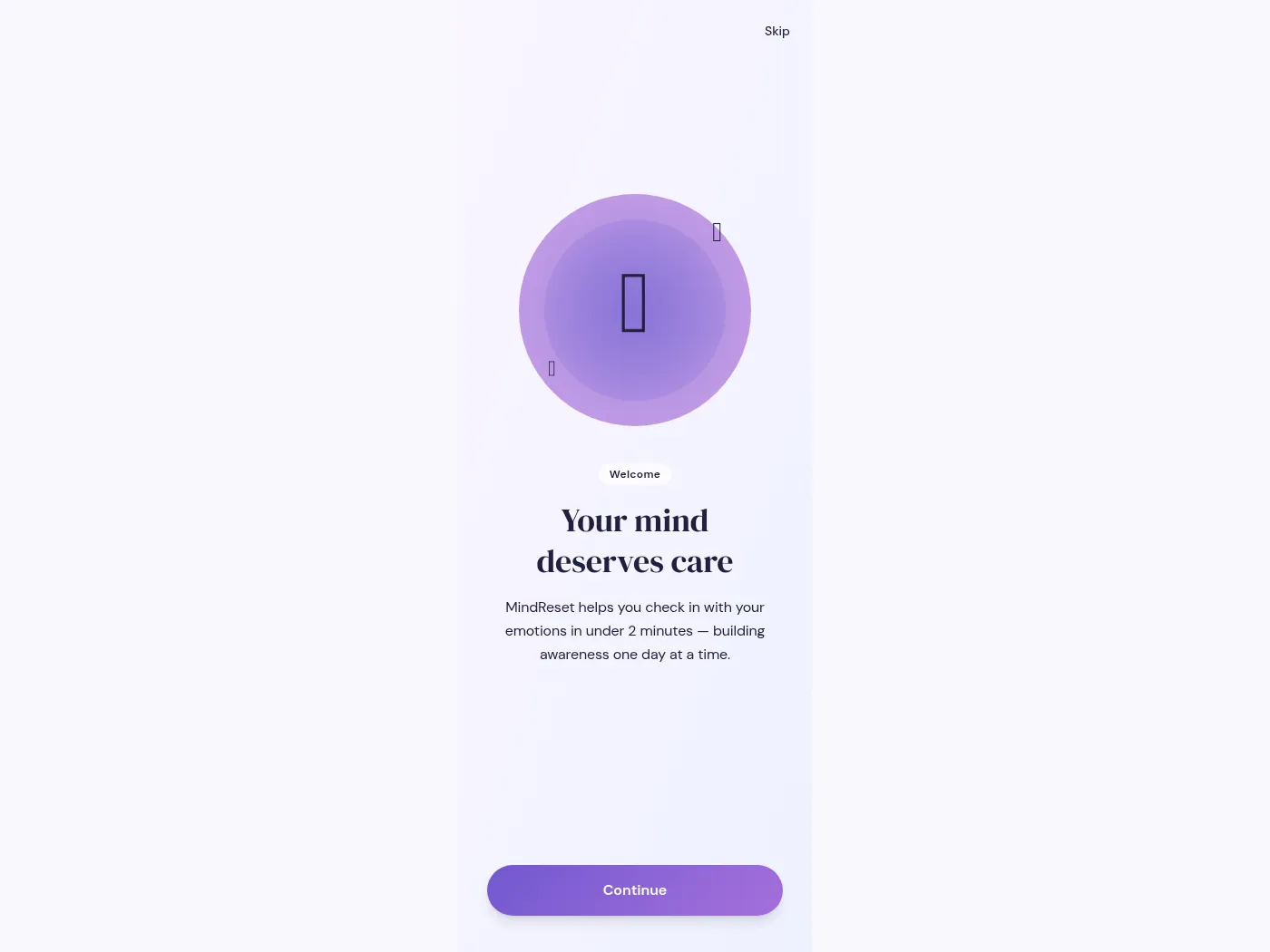 MindReset Wellness App
