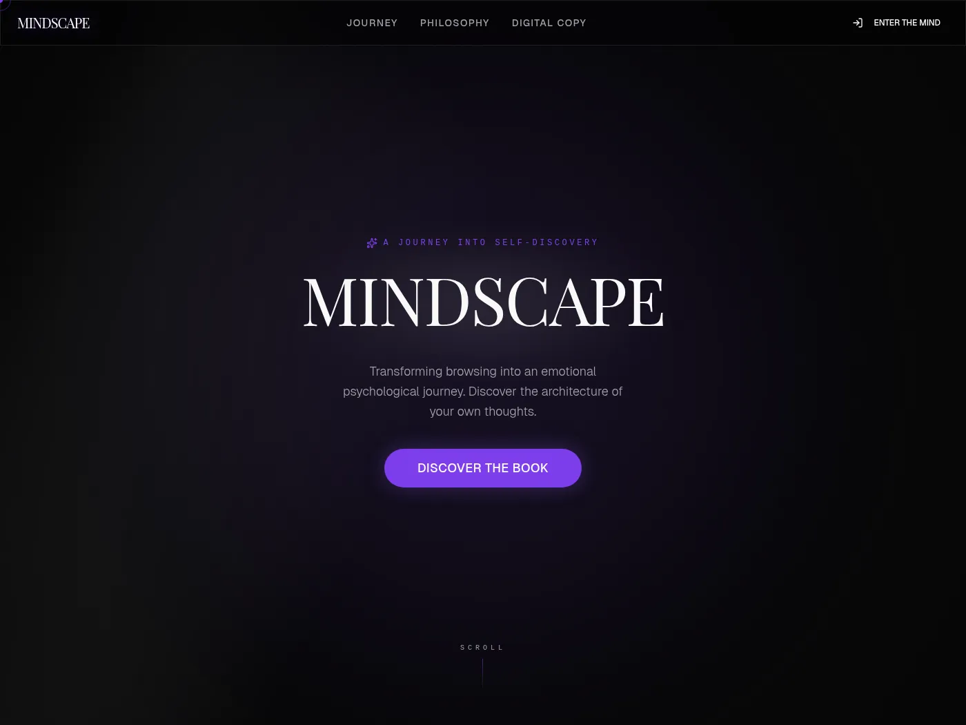 Mindscape Cinematic Book Site