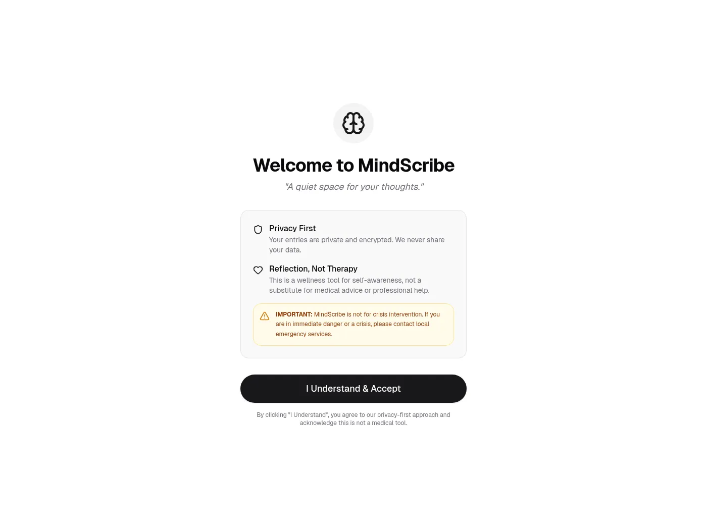 MindScribe Journal