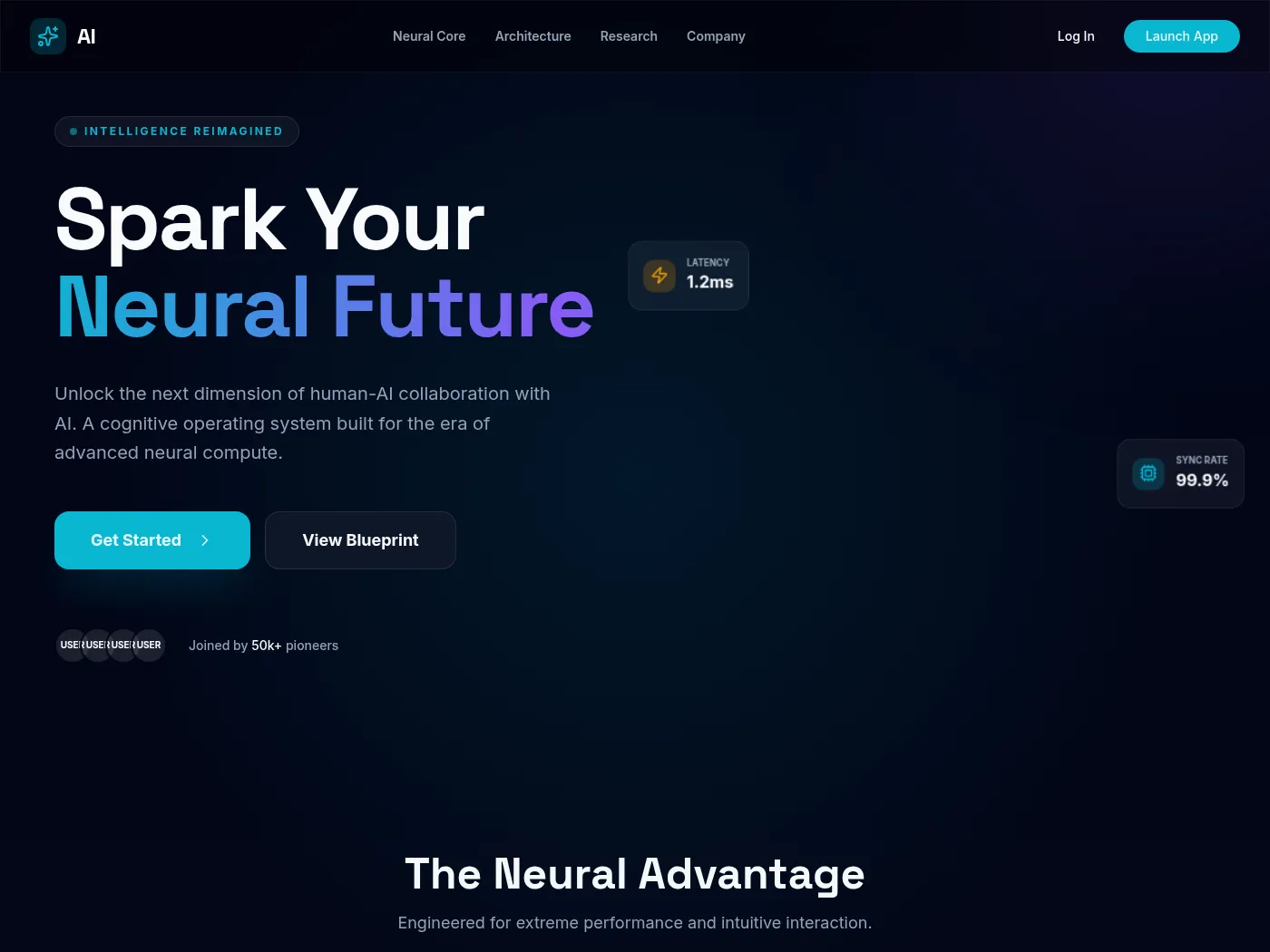 MindSpark AI Website