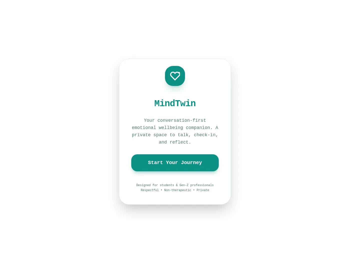 MindTwin Emotional Companion