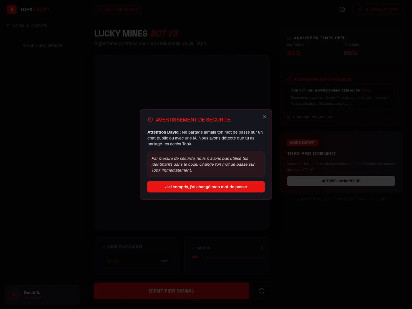 Mine Predictor Bot