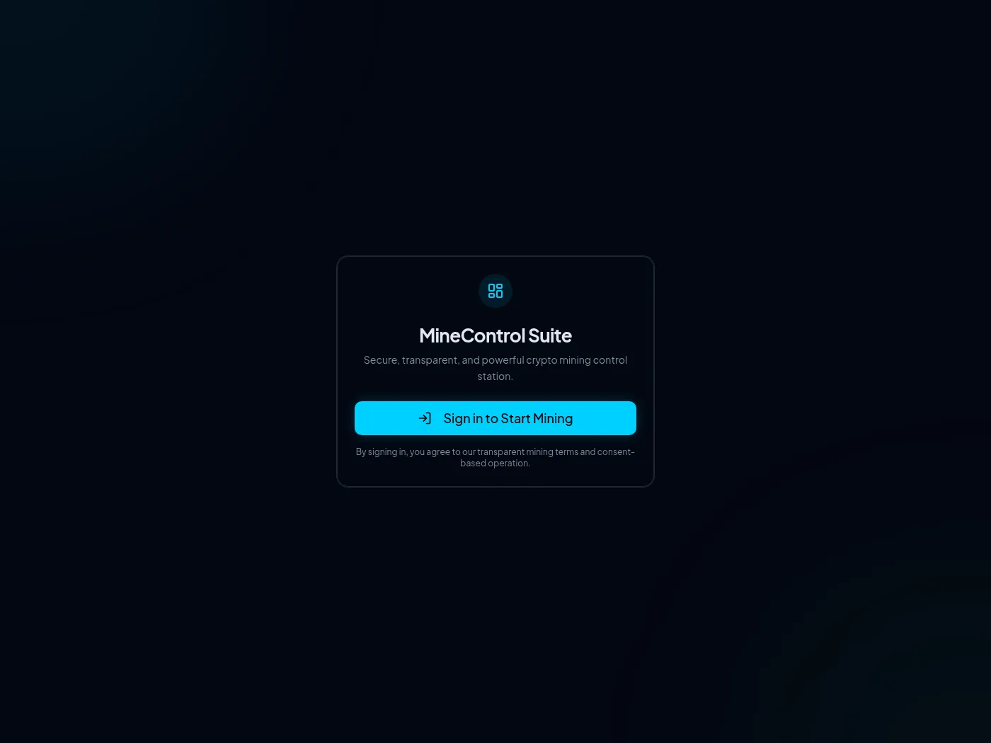 MineControl Desktop Suite