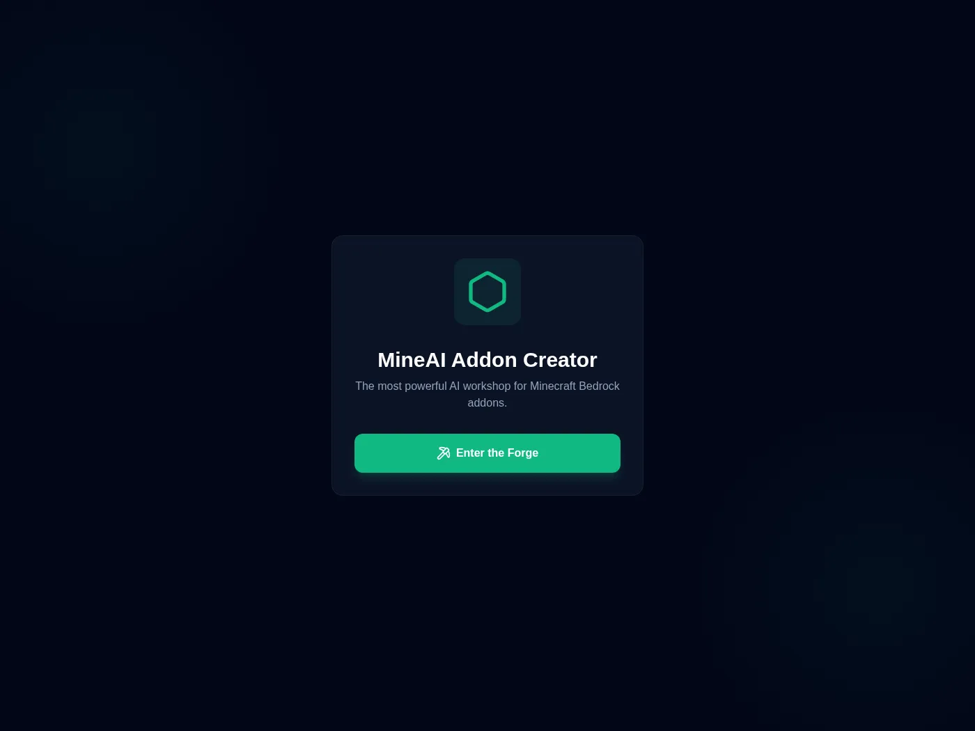 MineAI Addon Creator