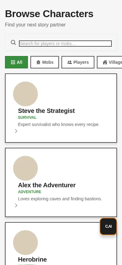 AI Story Companion for Minecraft