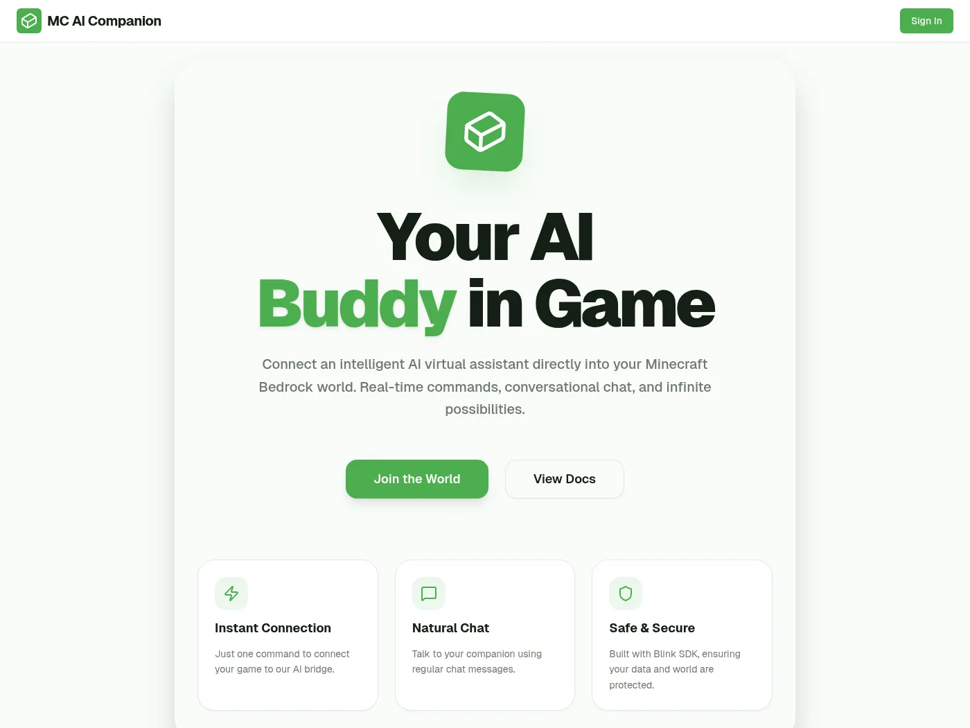 Minecraft AI Companion