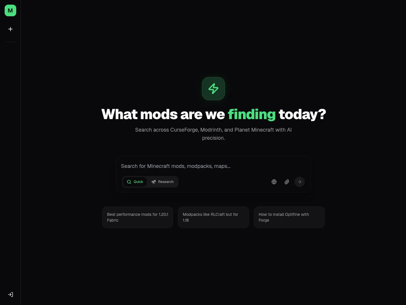 MineMod AI Search