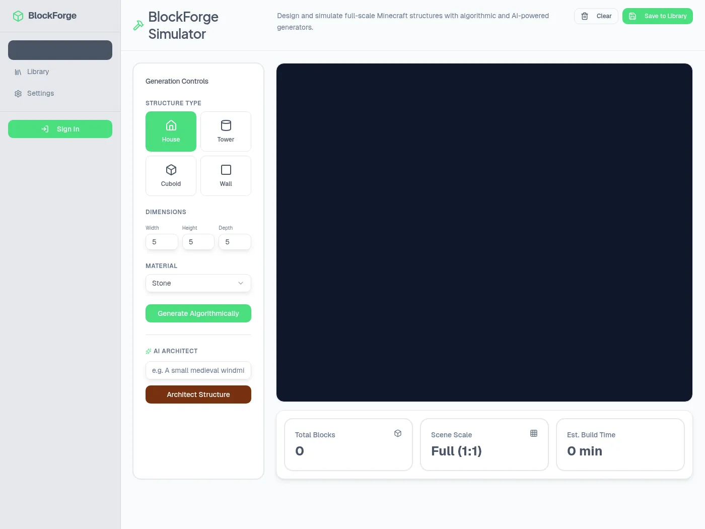 BlockForge Simulator