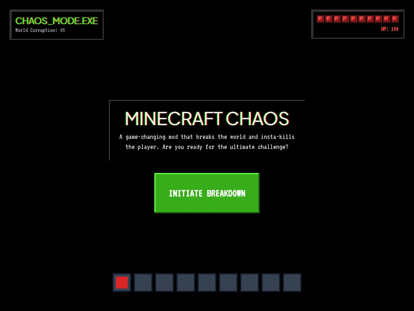 Minecraft Chaos Mod