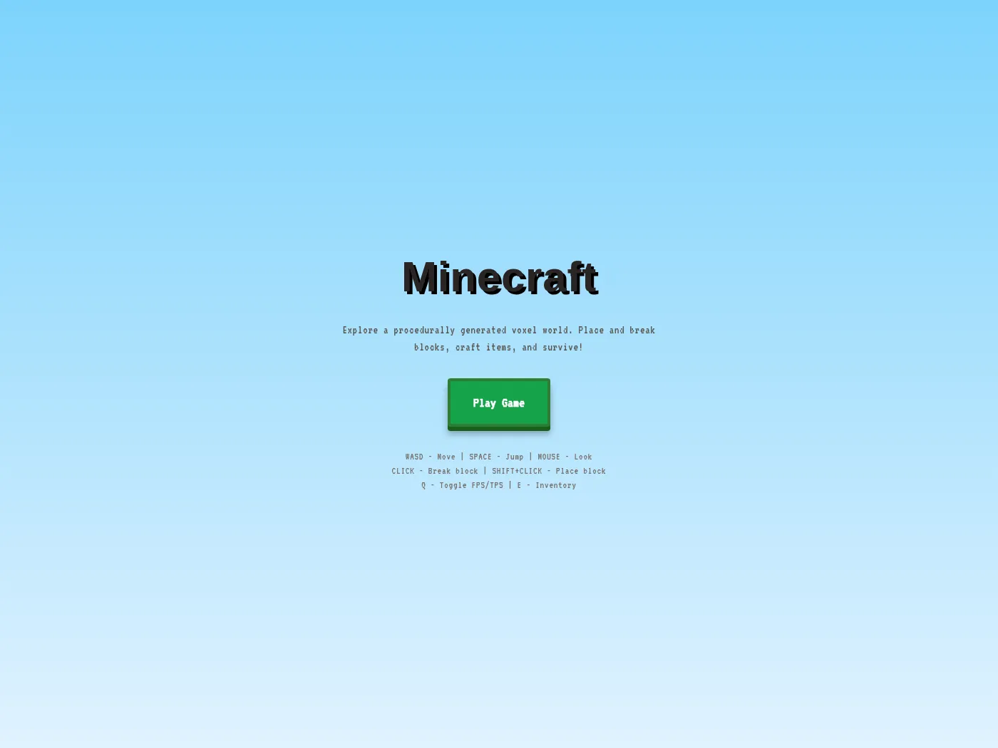 Minecraft Clone