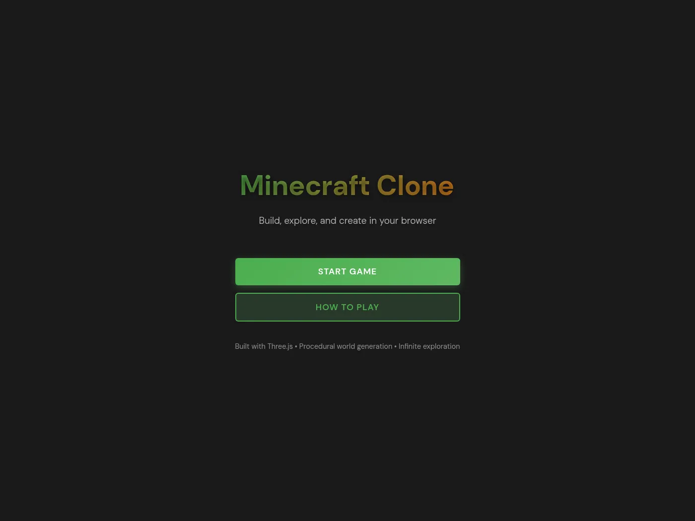 Minecraft Clone