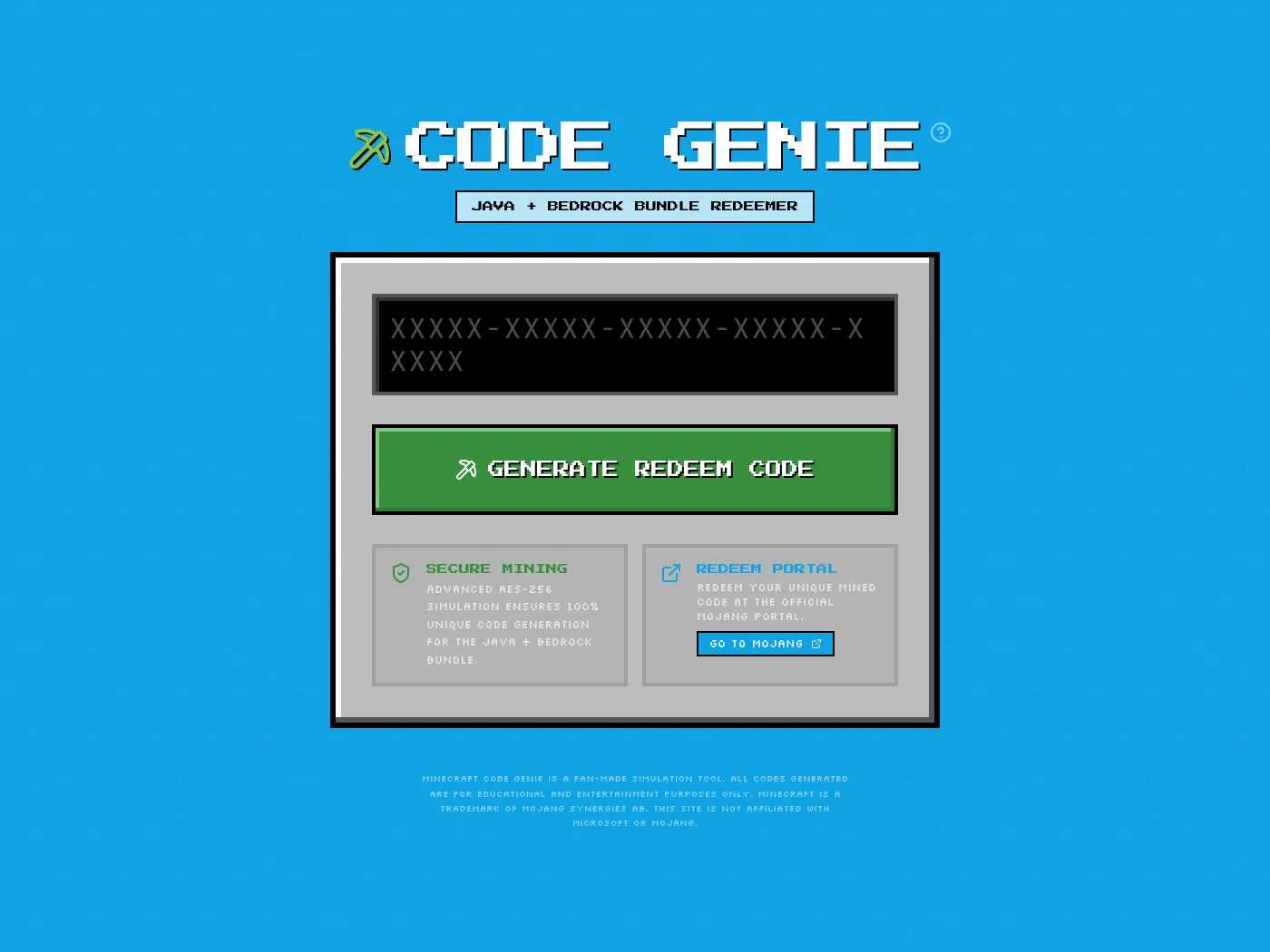 Minecraft Code Genie