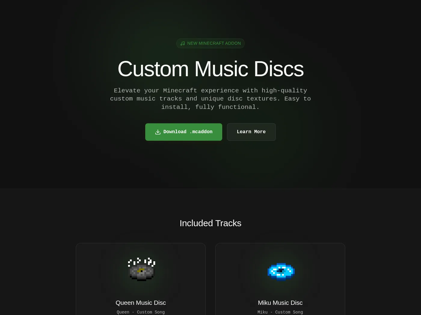 Custom Disc Addon
