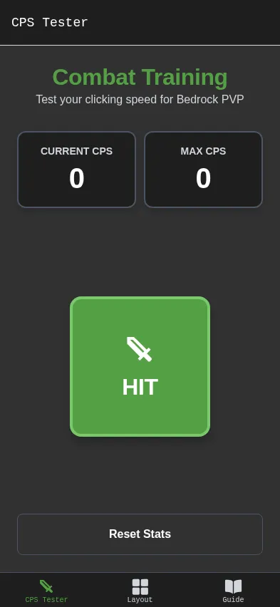 Minecraft Extra Hit Button