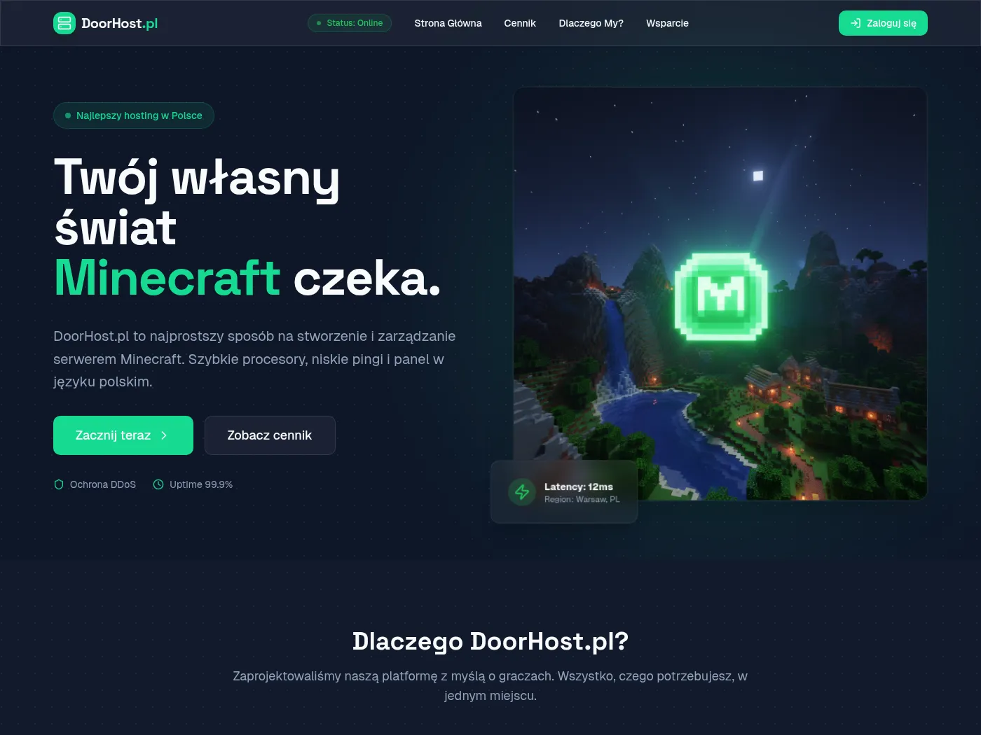 DoorHost Minecraft Hosting