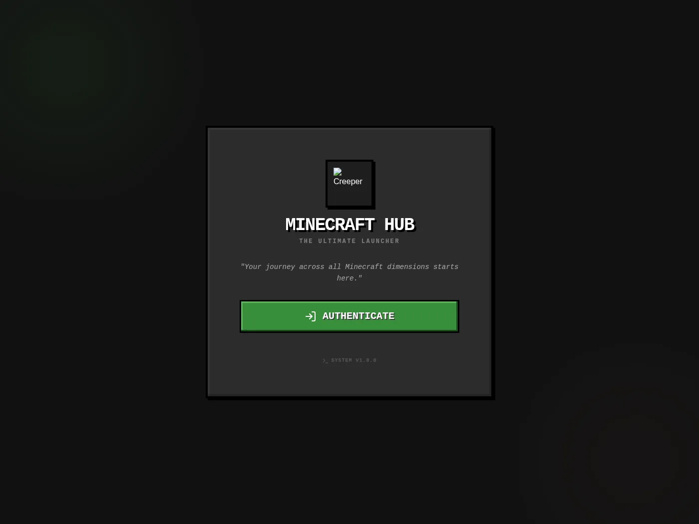 Minecraft Hub