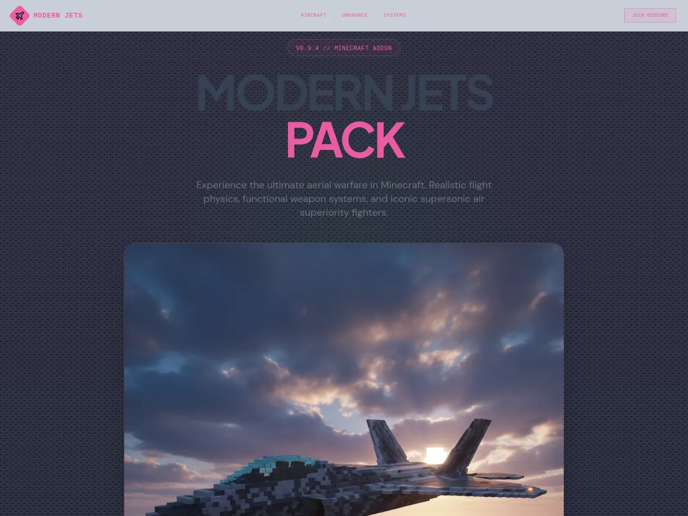 Modern Jets Minecraft Pack