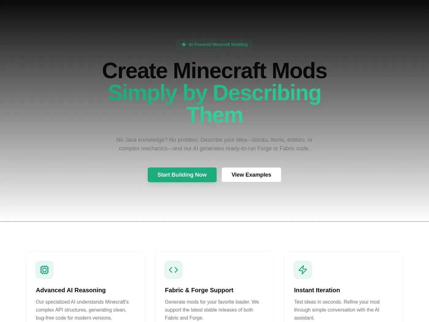 Minecraft Mod Maker AI