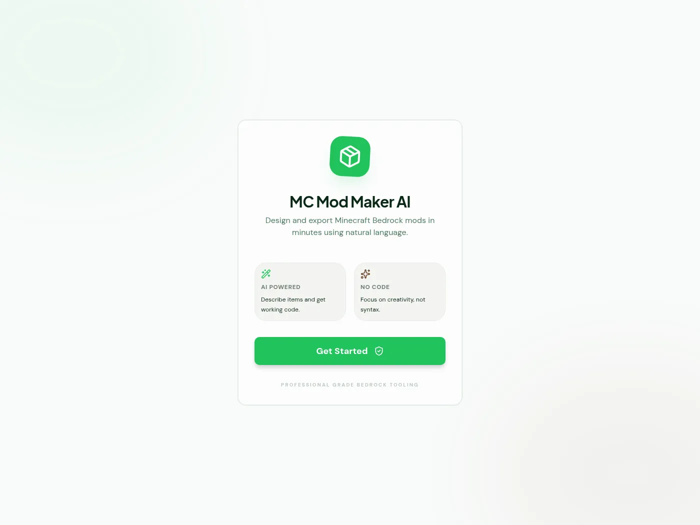 MC Mod Maker AI