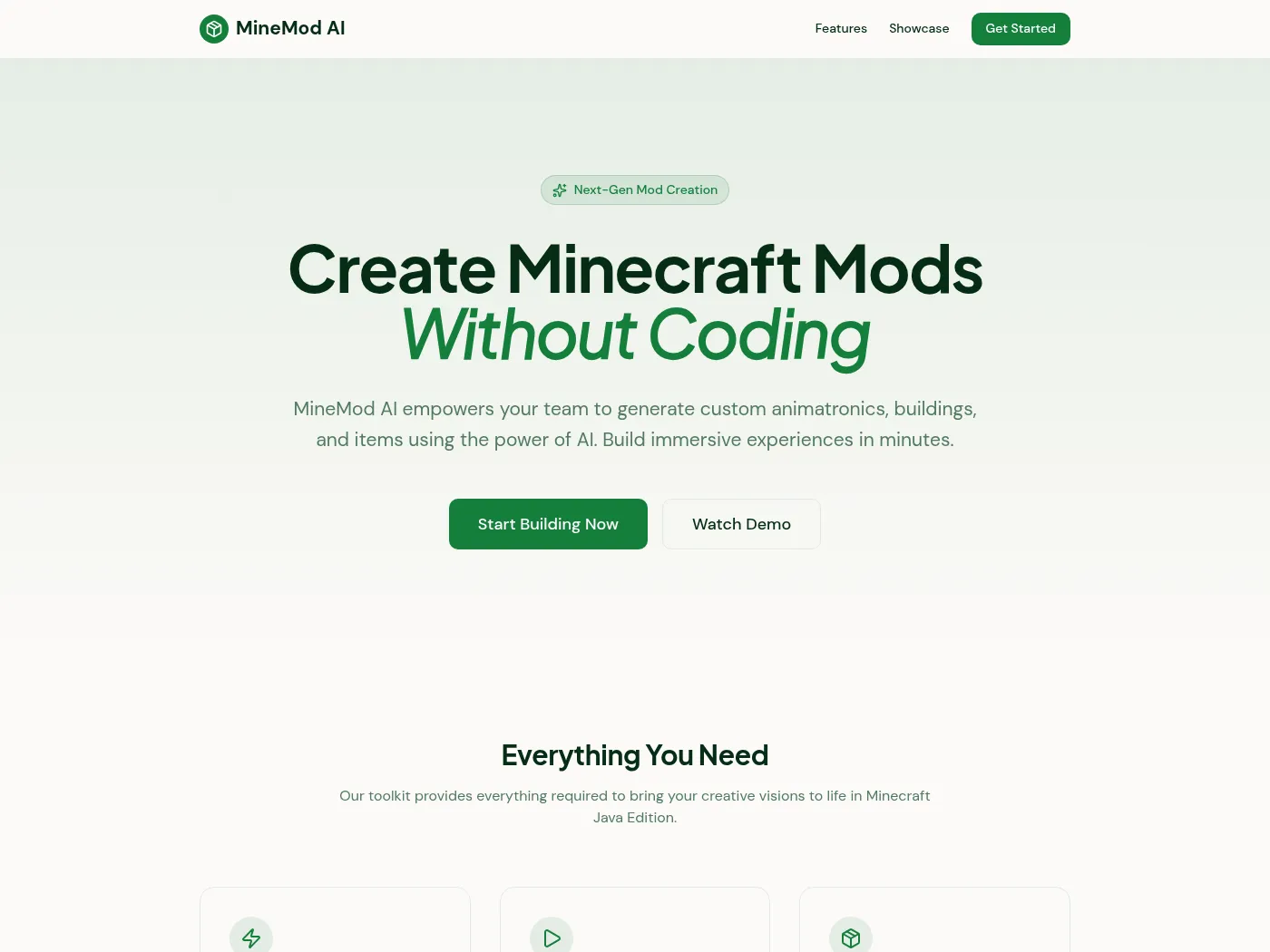 MineMod AI Creator