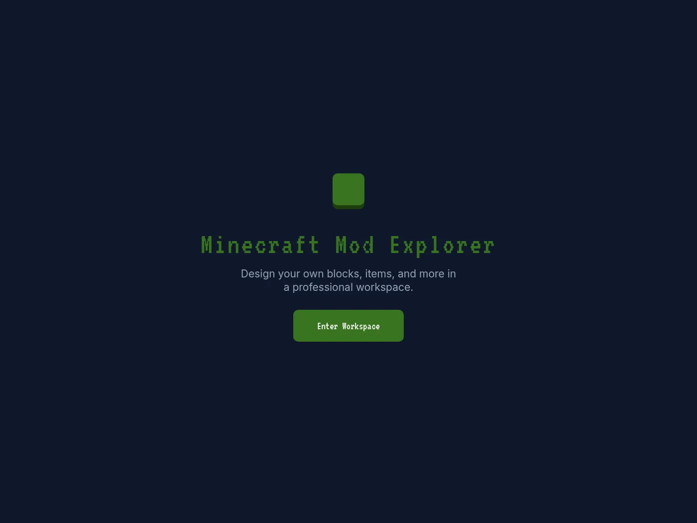 Minecraft Mod Explorer