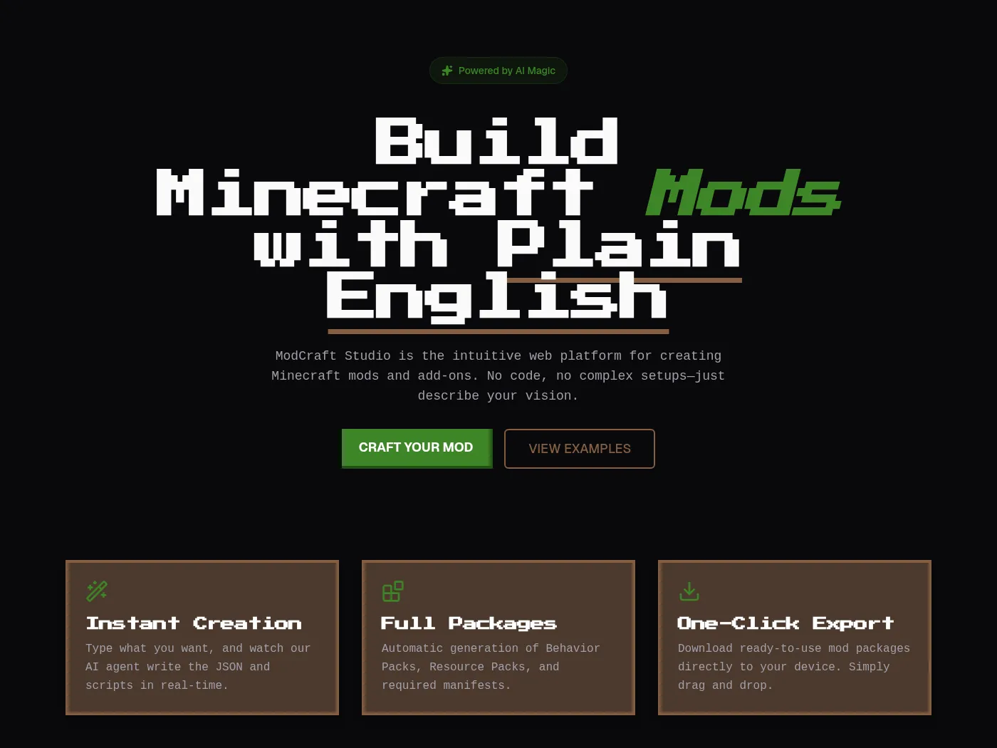 ModCraft Studio