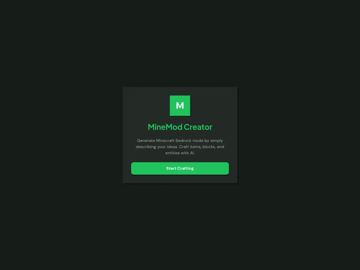 MineMod Creator
