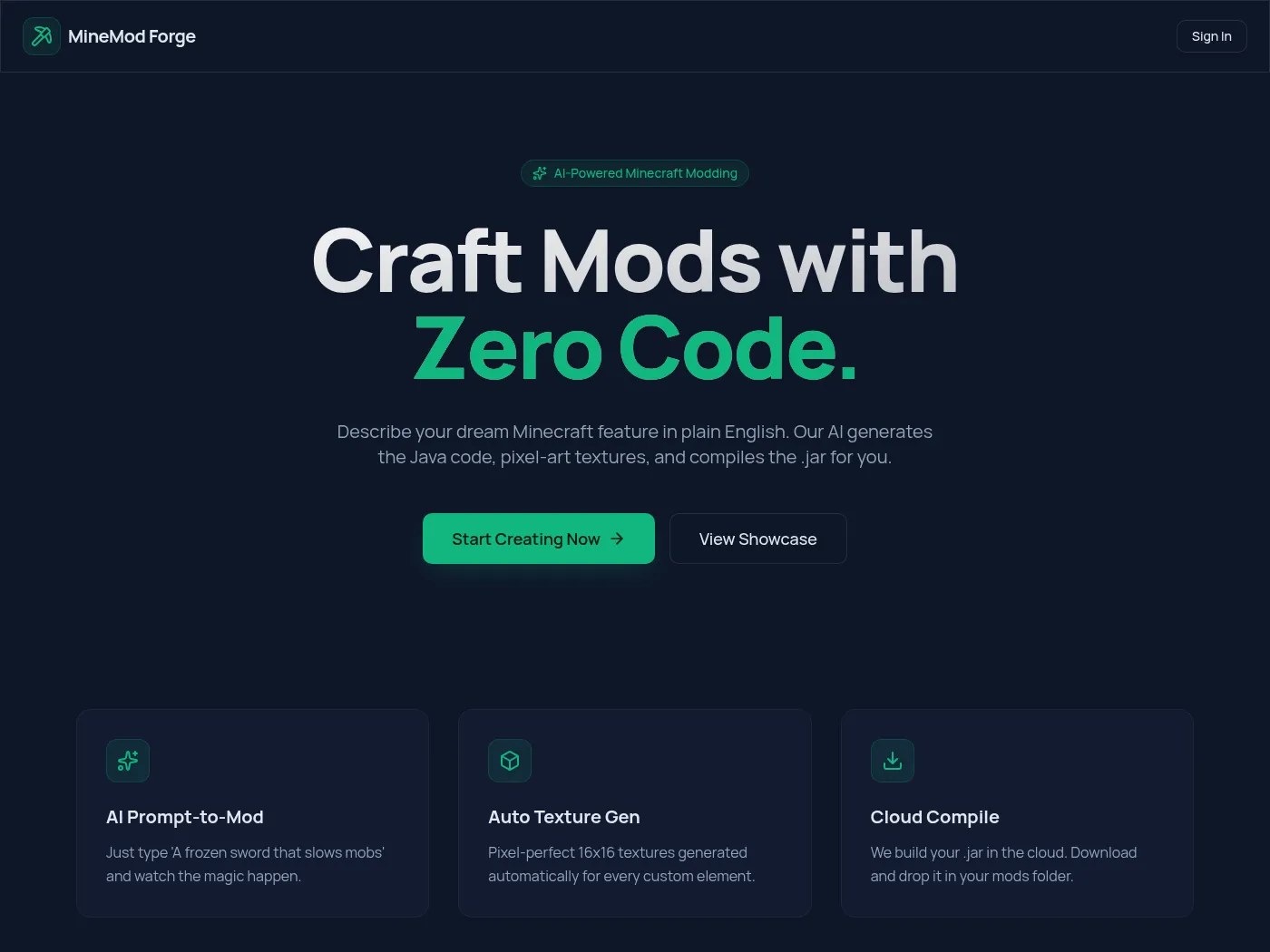 MineMod Forge Studio