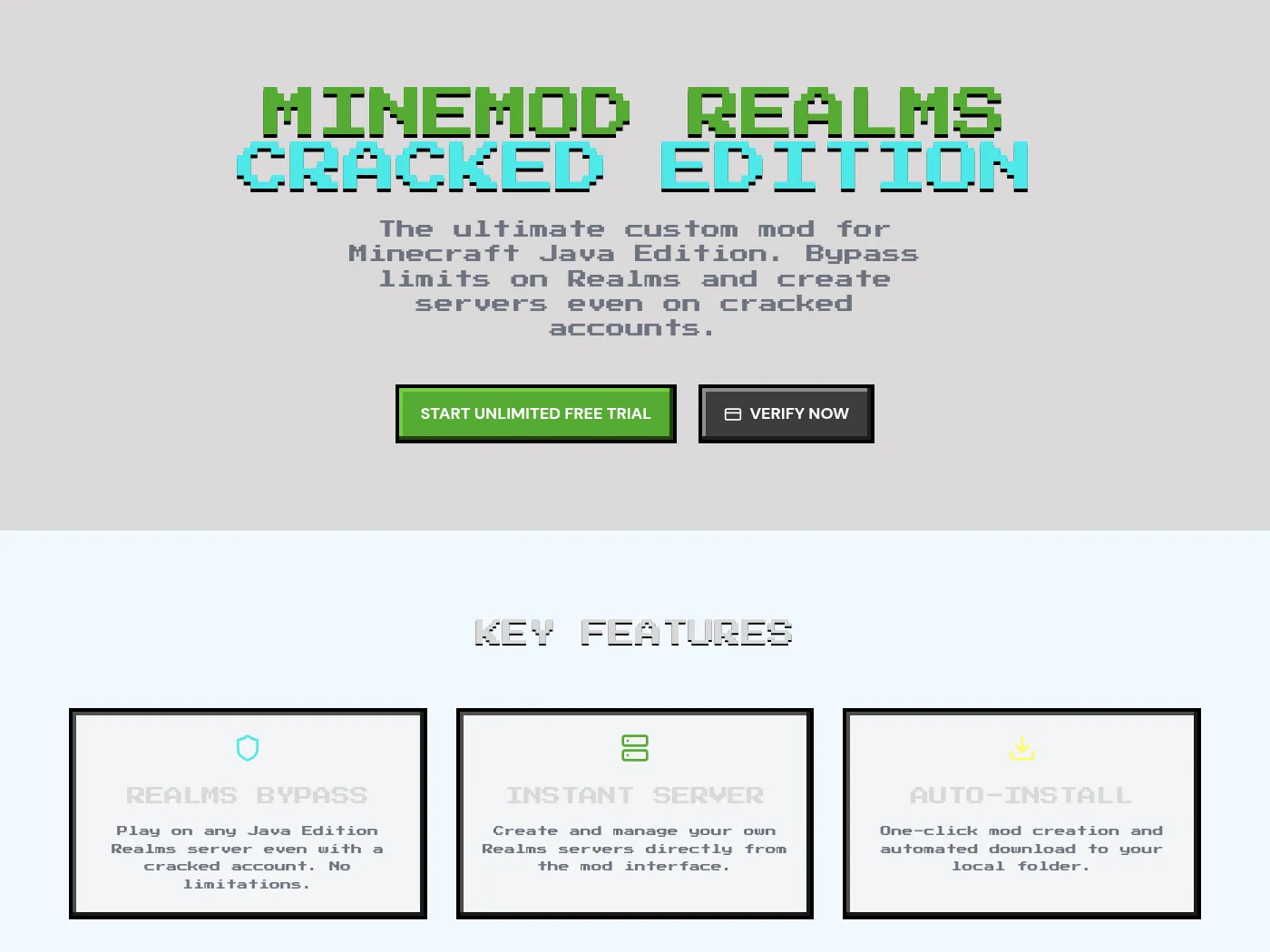 Minecraft Realm Mod Portal