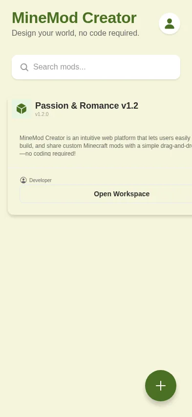 MineMod Creator