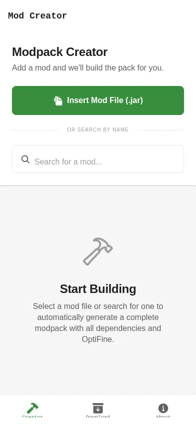 ModPack Installer Mobile