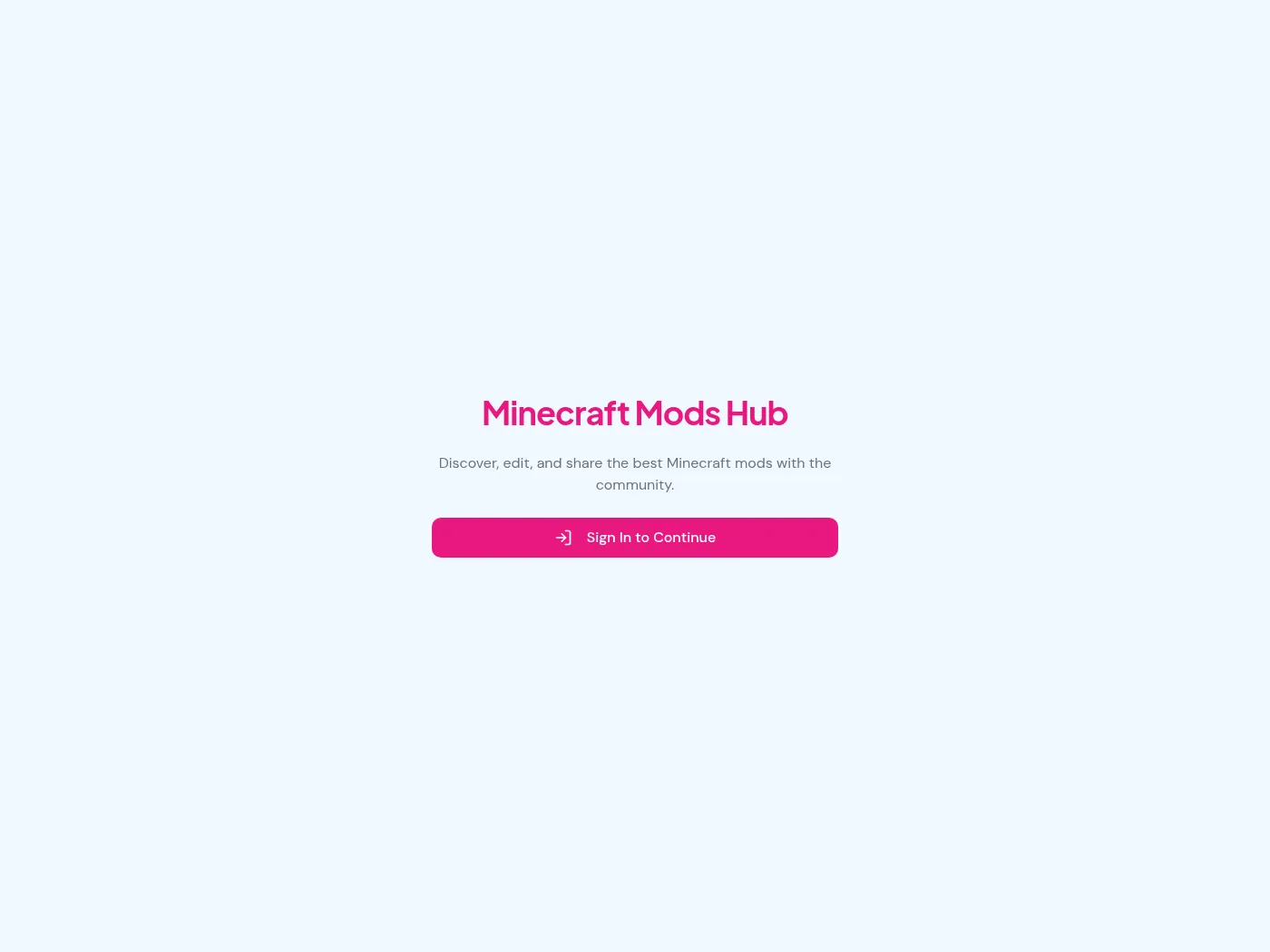 Minecraft Mods Hub