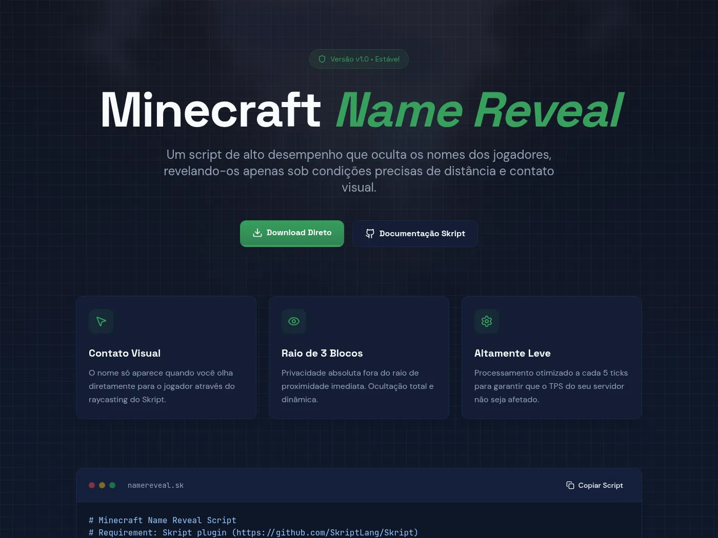 Minecraft Name Reveal