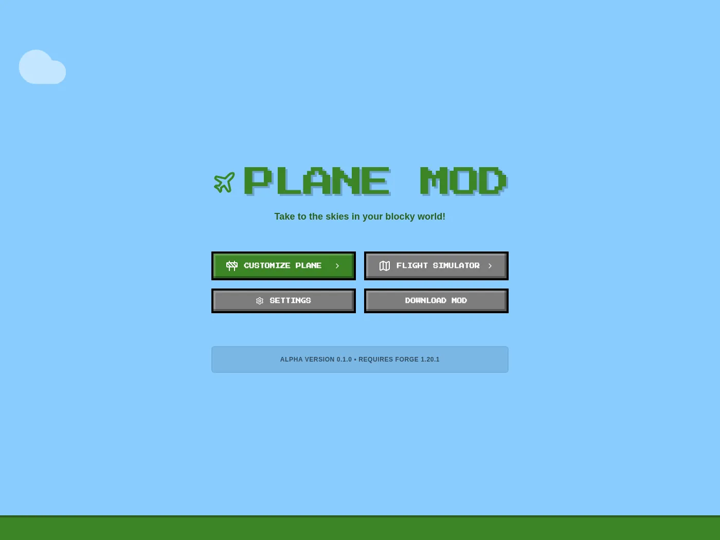 Minecraft Plane Mod