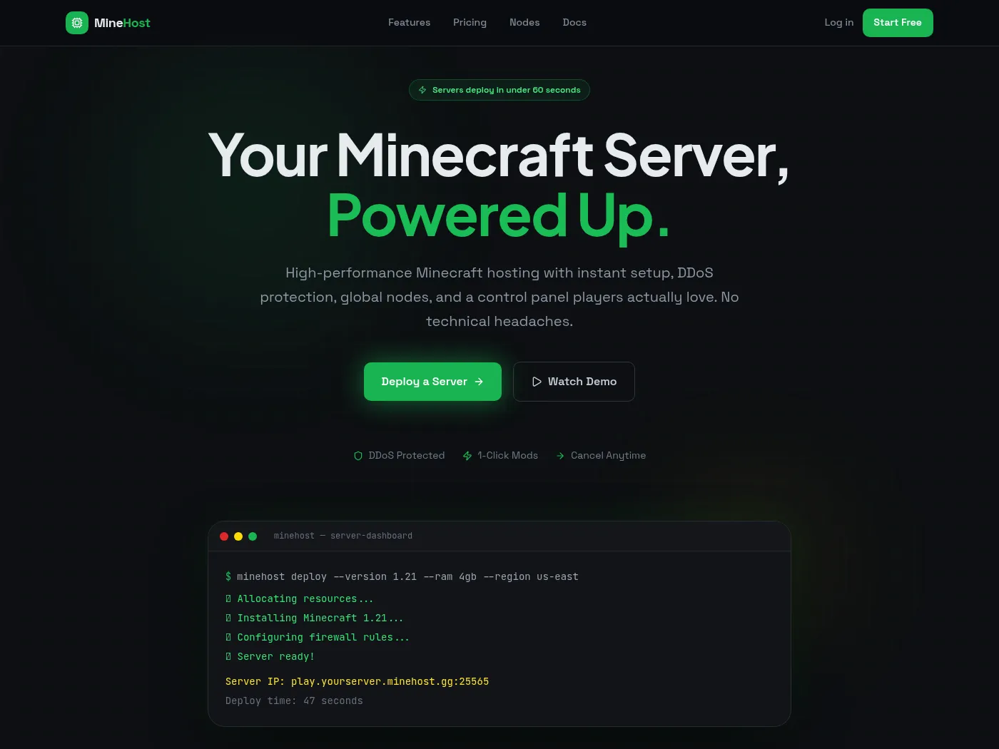 MineHost Portal