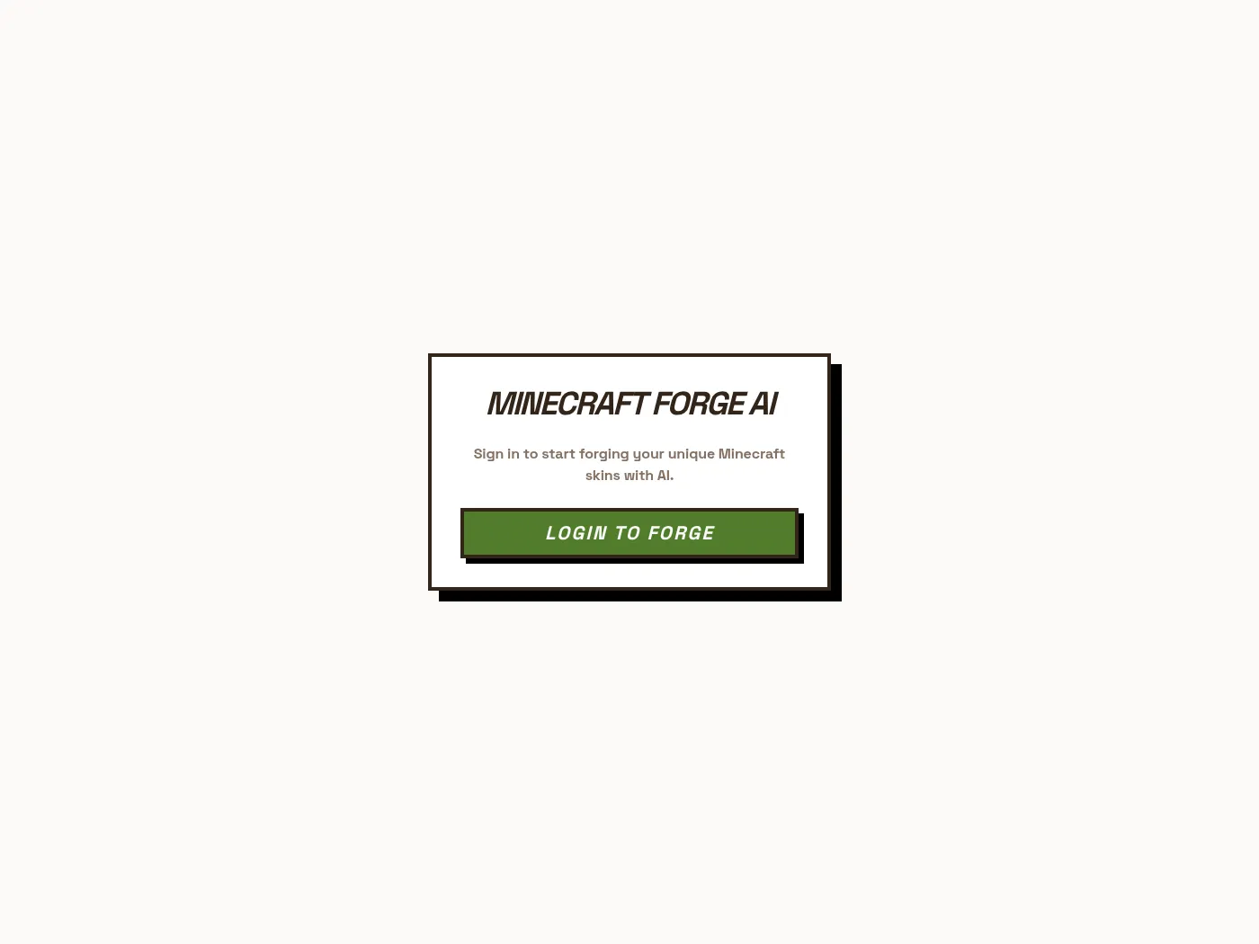 Minecraft Forge AI