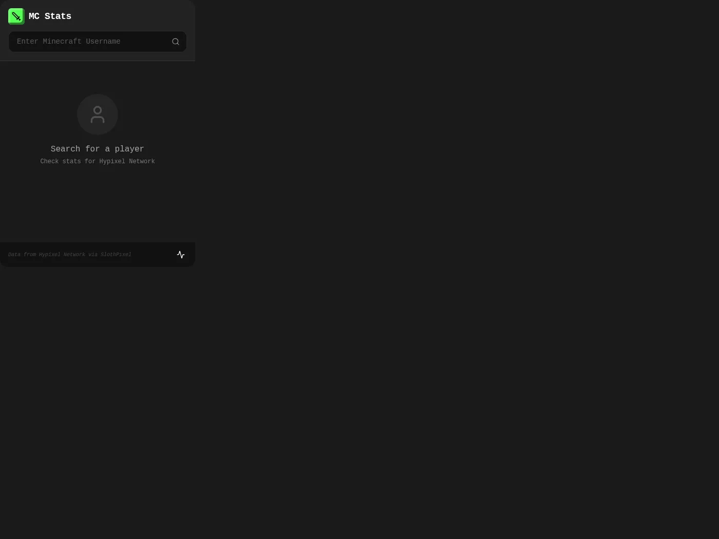Minecraft Stats Tracker