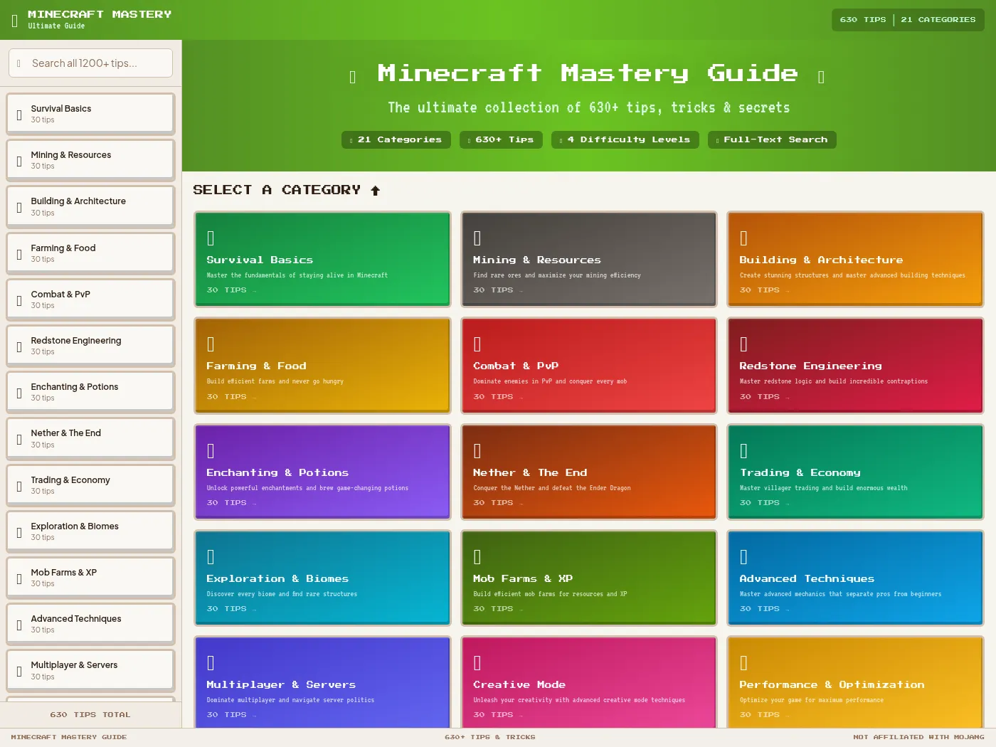 Minecraft Mastery Guide