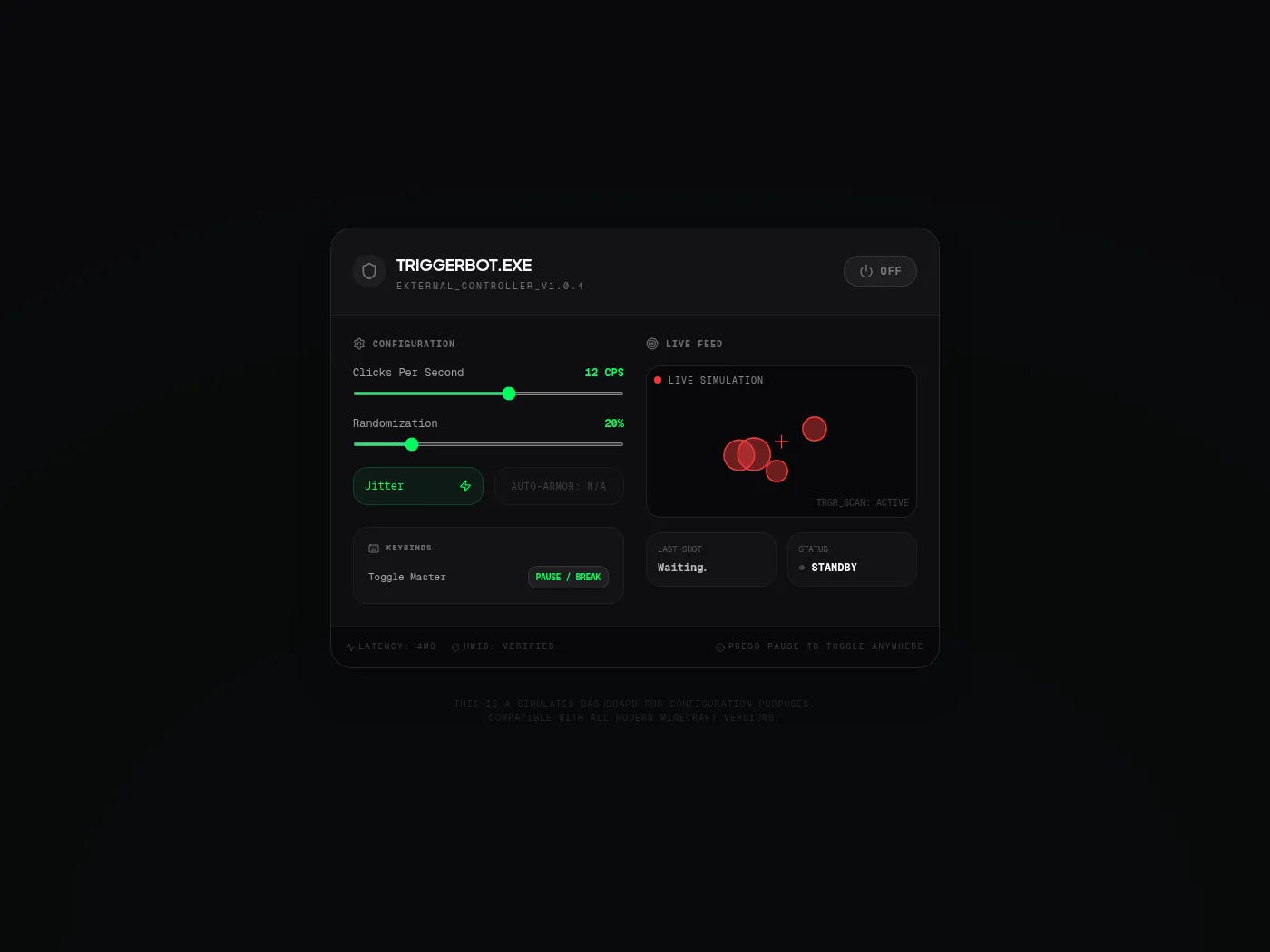 Minecraft Triggerbot Toggle