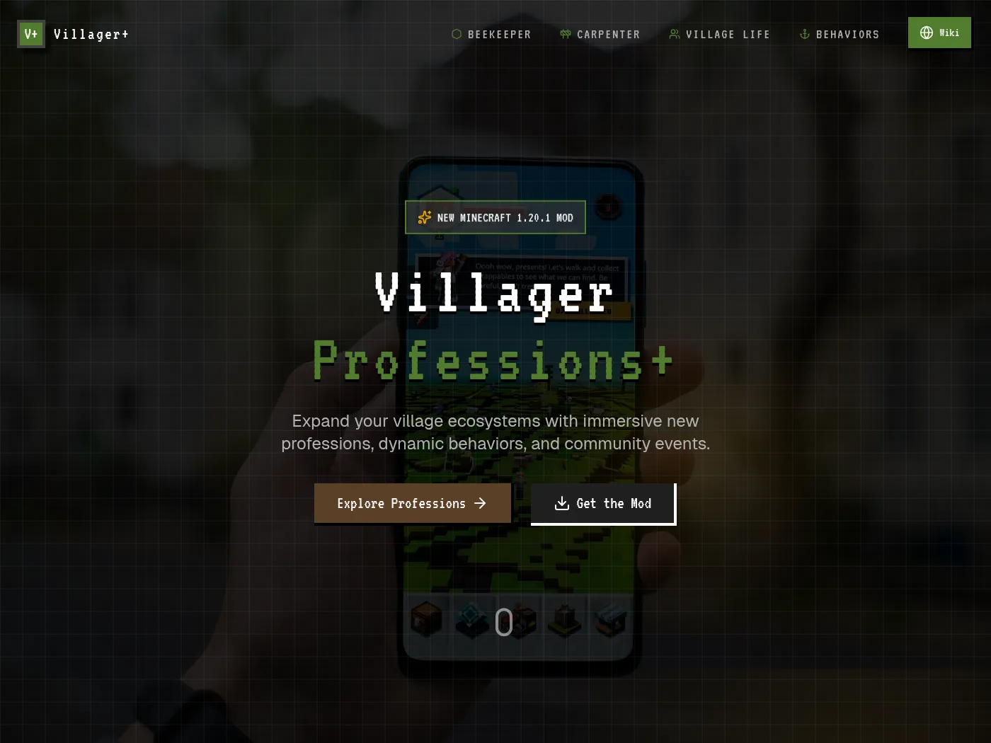 Minecraft Villager Professions+