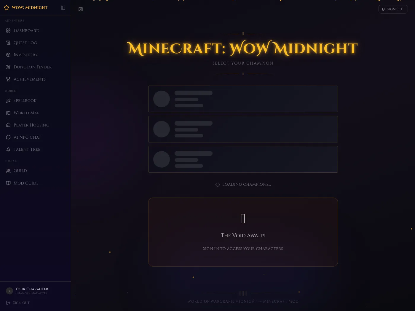MineCraft: WoW Reborn