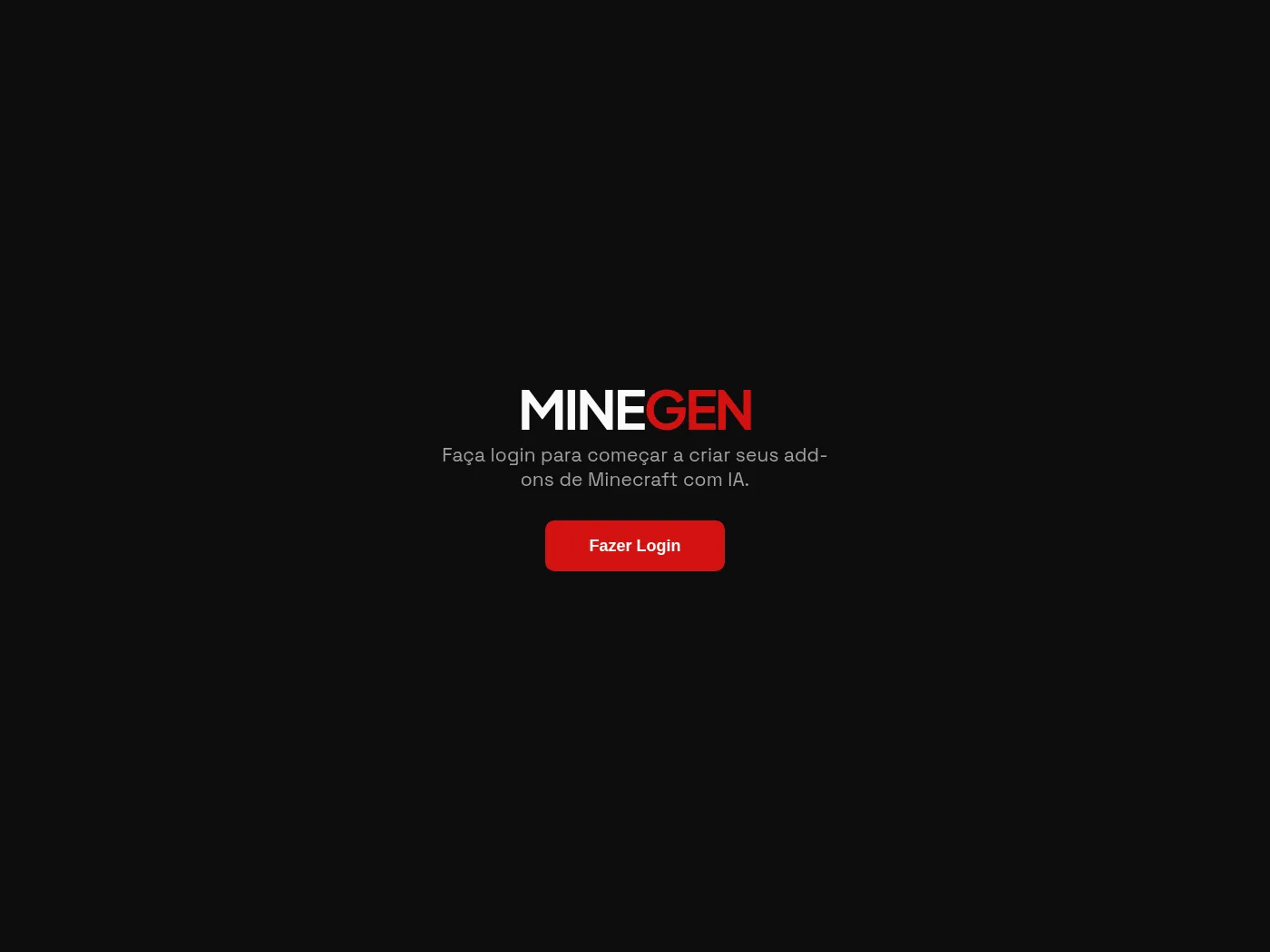 MineGen AI Addon Studio