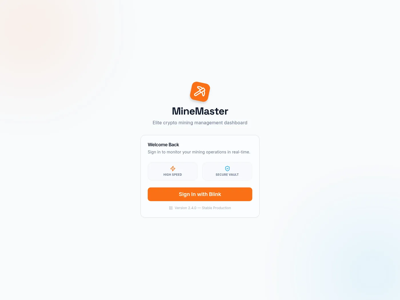 MineMaster Dashboard