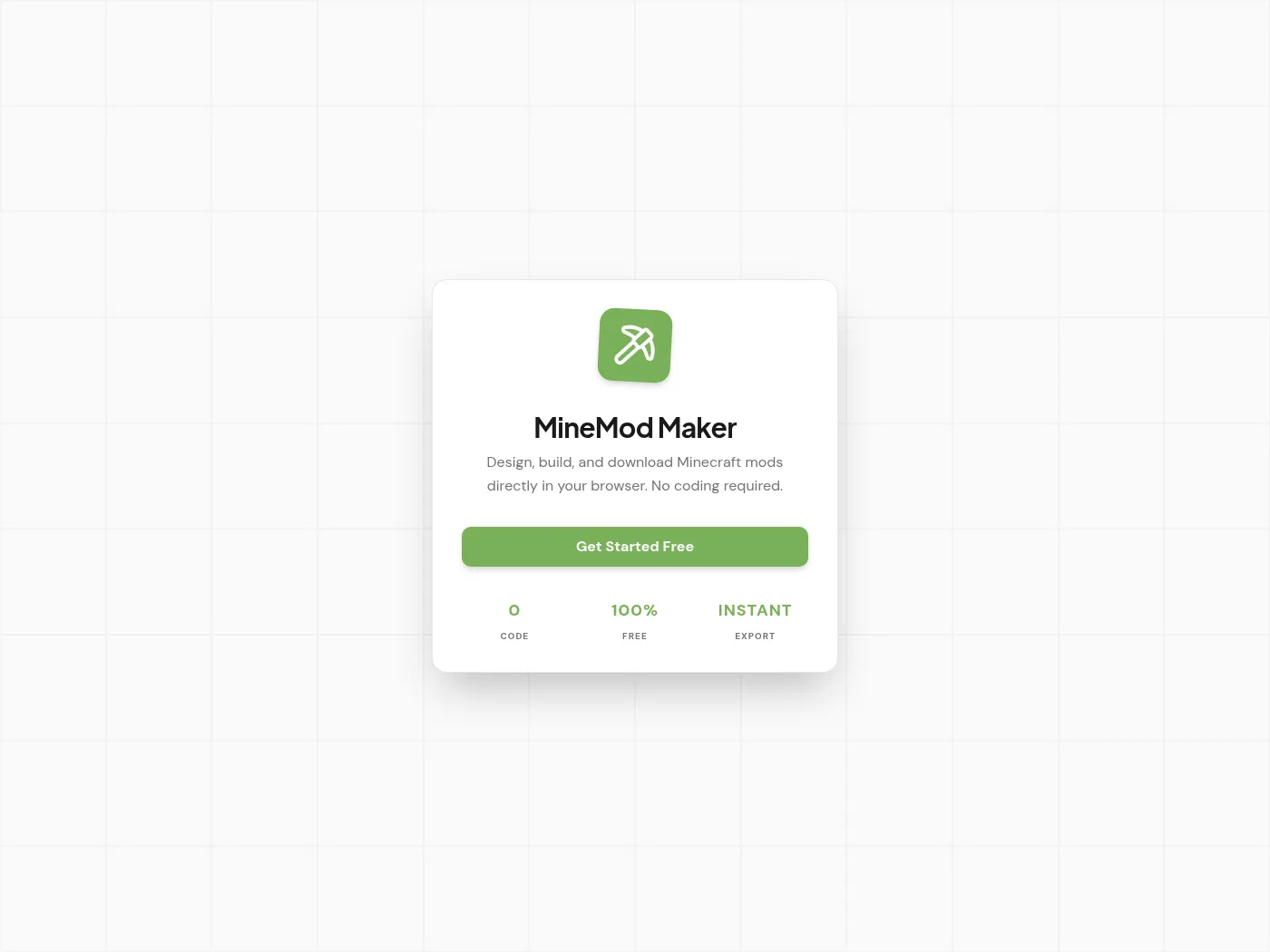 MineMod Maker Web