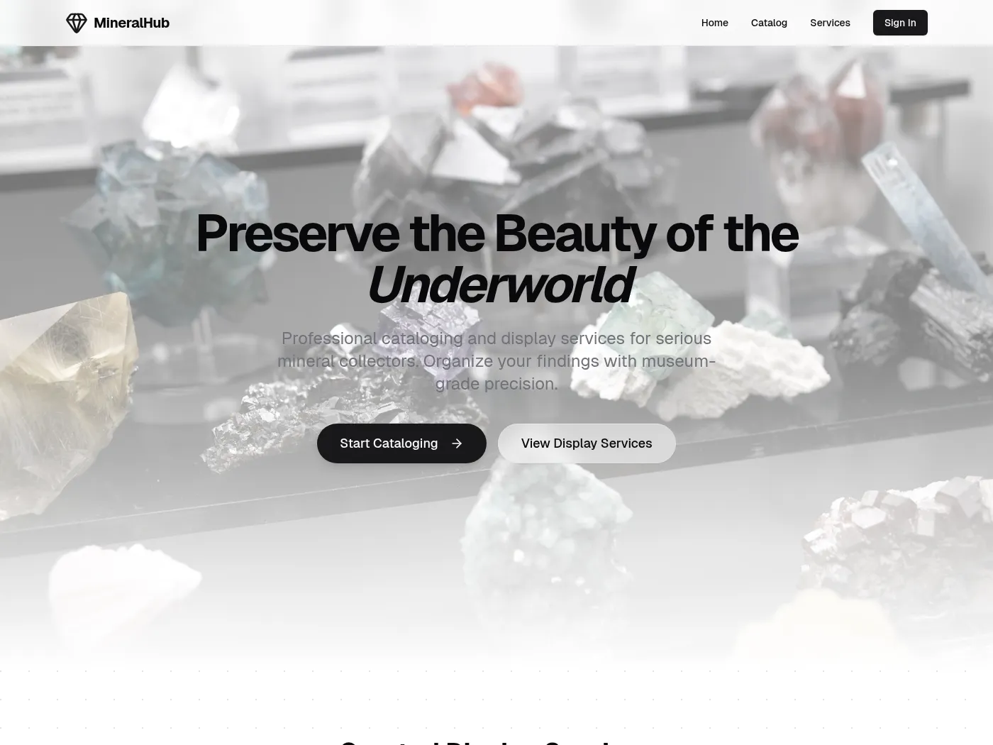 Mineral Catalog Hub