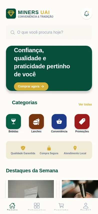 Miners Uai Convenience App