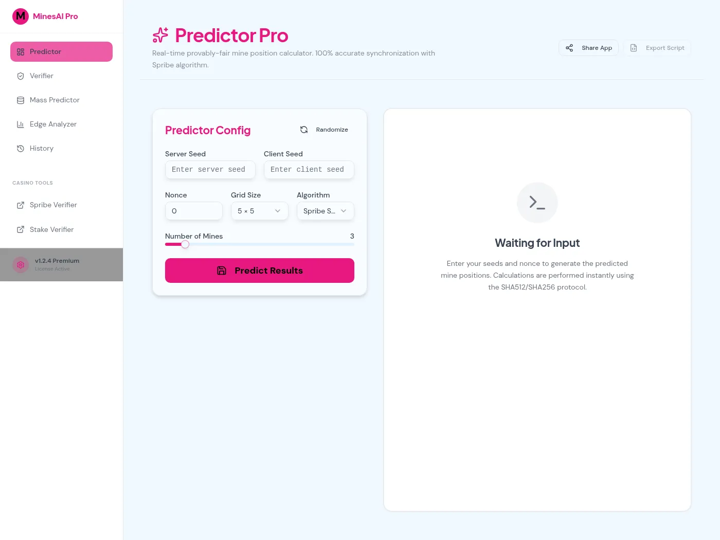 MinesAI Predictor Pro