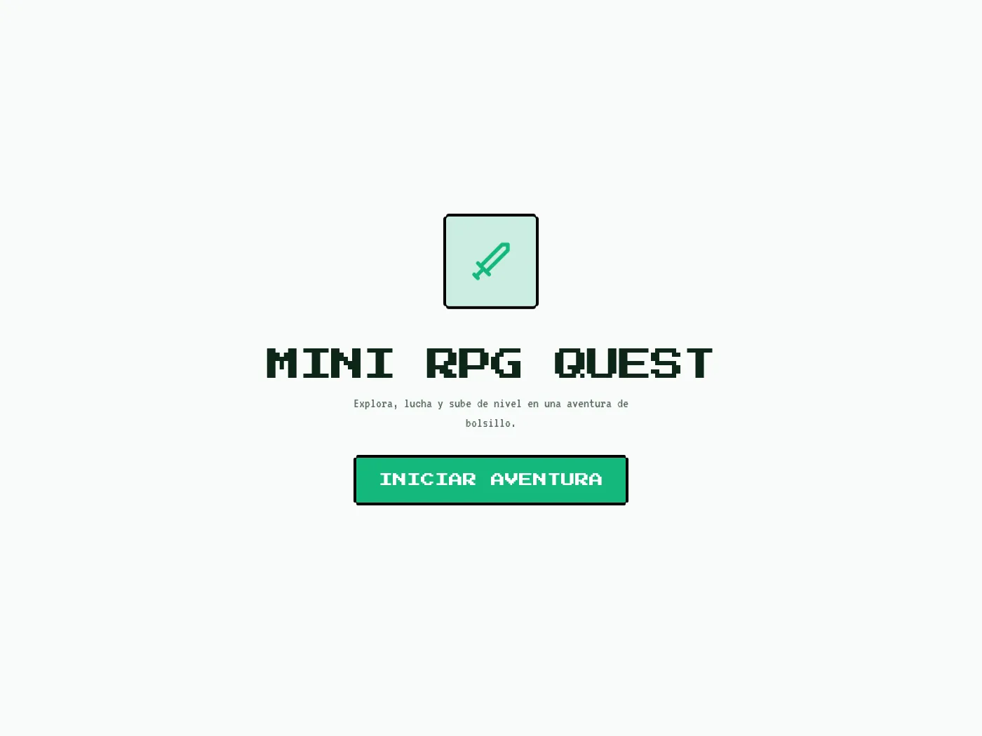 Mini 2D RPG Quest