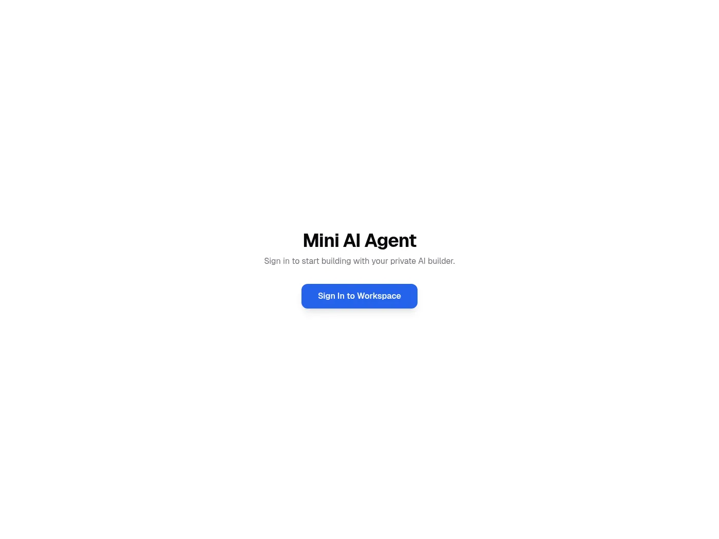 Mini AI Agent